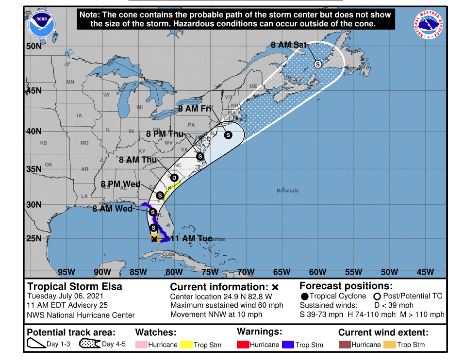 Tropical Storm surge warning in effect - Cape Coral Breeze